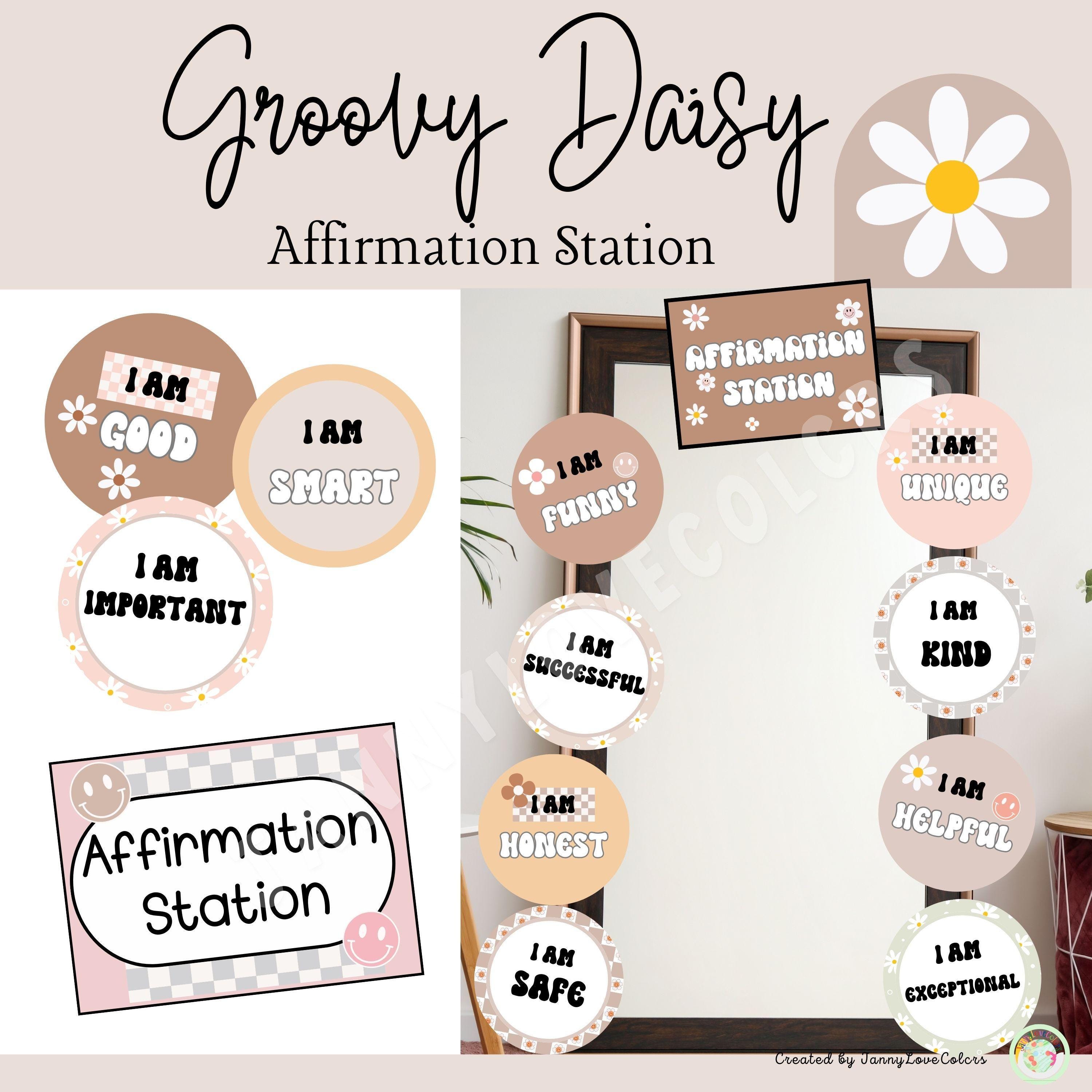 Daisy Classroom Decor Bundle: Groovy Retro Theme (printable, Editable ...