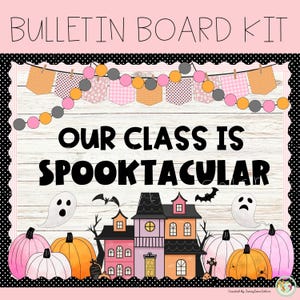 Halloween Bulletin Board Kit October Bulletin Board - Etsy