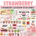 Strawberry Theme Classroom Decor Bundle | Printable | Editable | Door ...