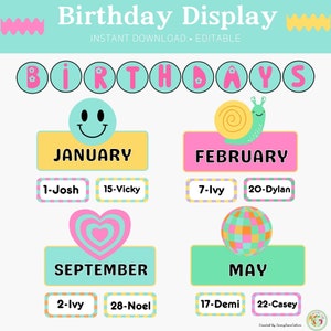 Groovy Garden Classroom Decor Bundle Pastel Classsroom Theme - Etsy