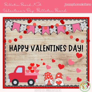 February Bulletin Board Kit | Classroom Decor Bulletin Board ...