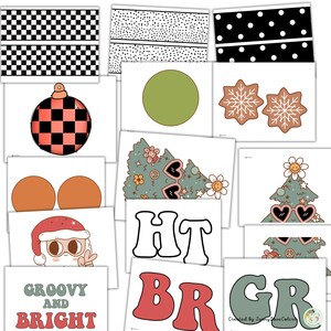 Christmas Bulletin Board Kit | Classroom Decor | Retro Bulletin Board ...
