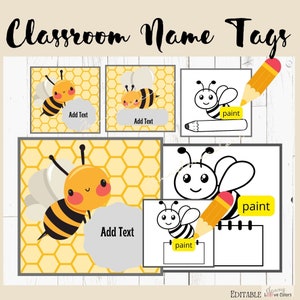 BEE Classroom Decor BUNDLE Printable Back to School Classroom ...
