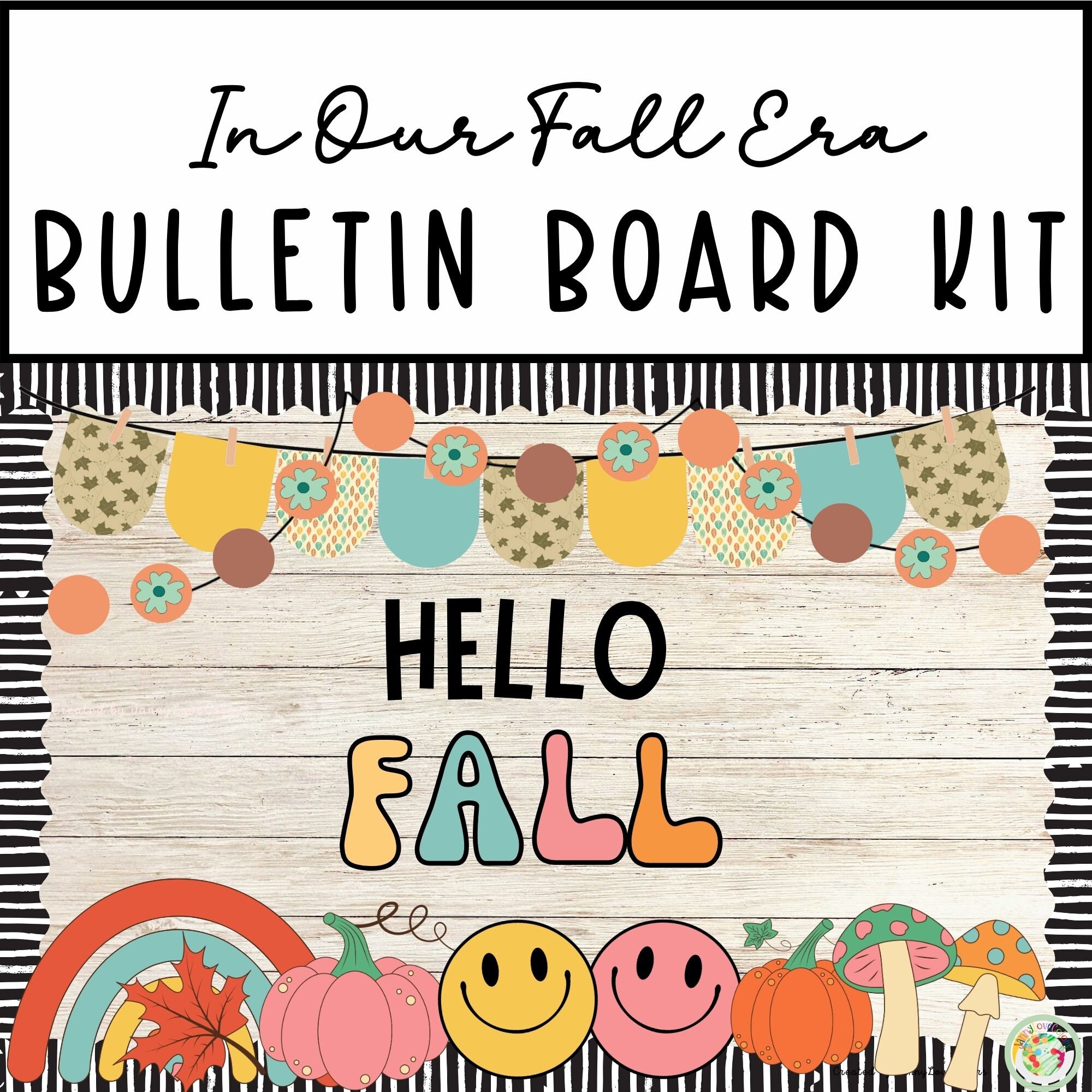 In Our Fall Era Bulletin Board Kit or Classroom Door Decoration Fall ...