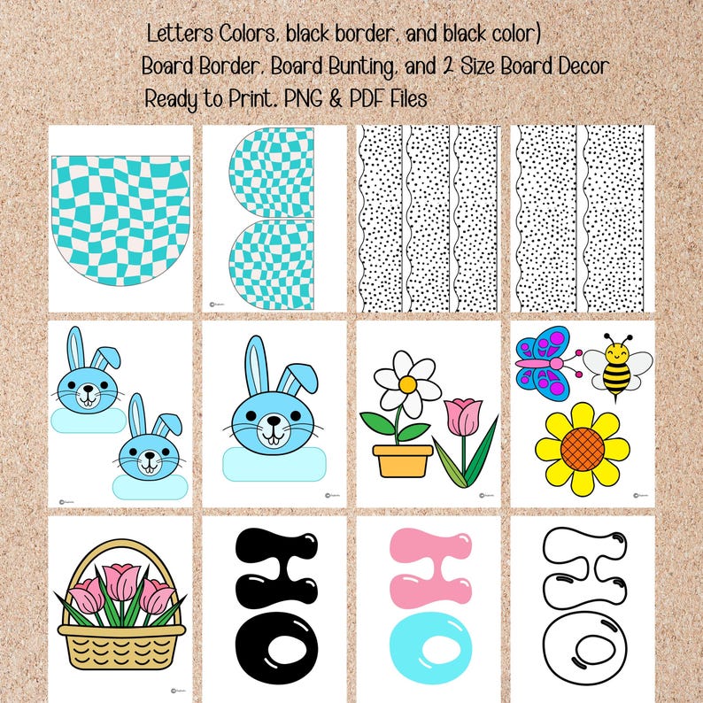 Spring Bulletin Board Kit | Hopping Into Spring Classroom Decor ...
