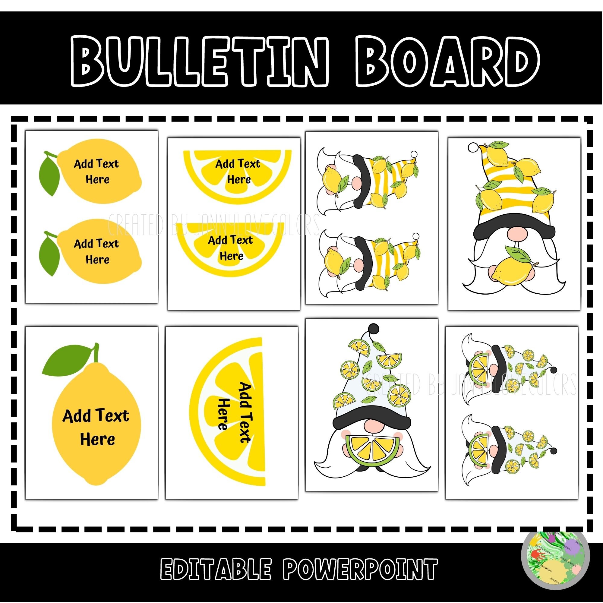 Lemon Farmhouse Birthday Display Lemon Birthday Bulletin Board - Etsy