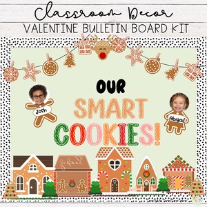 Christmas Bulletin Board Kit | Gingerbread | December Class Decor ...