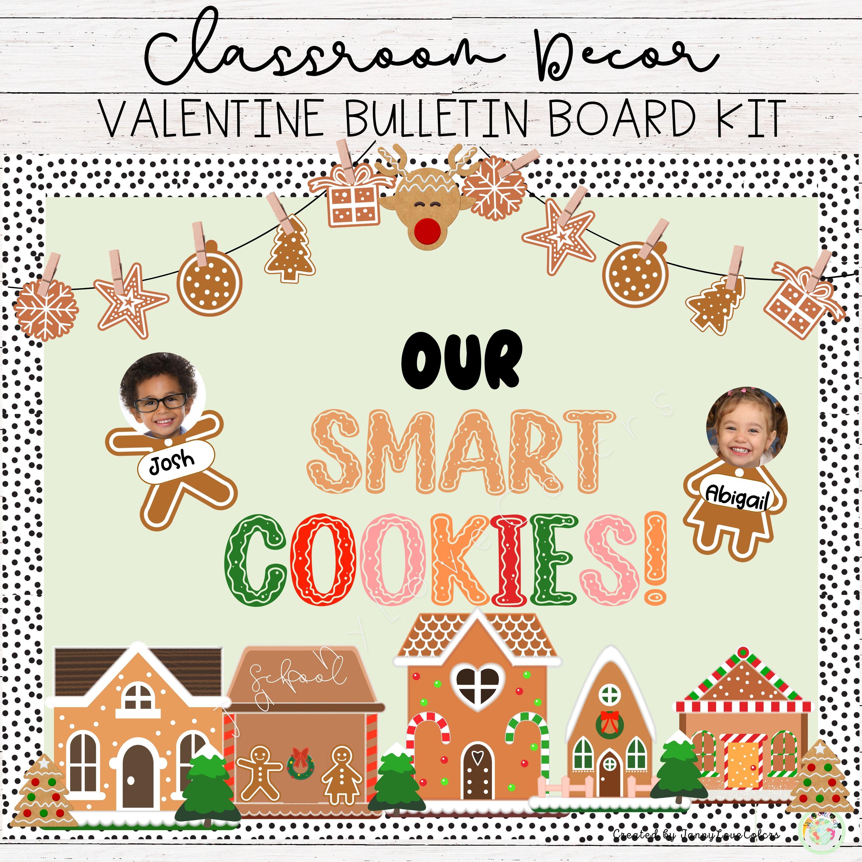 Christmas Bulletin Board Kit | Gingerbread | December Class Decor ...