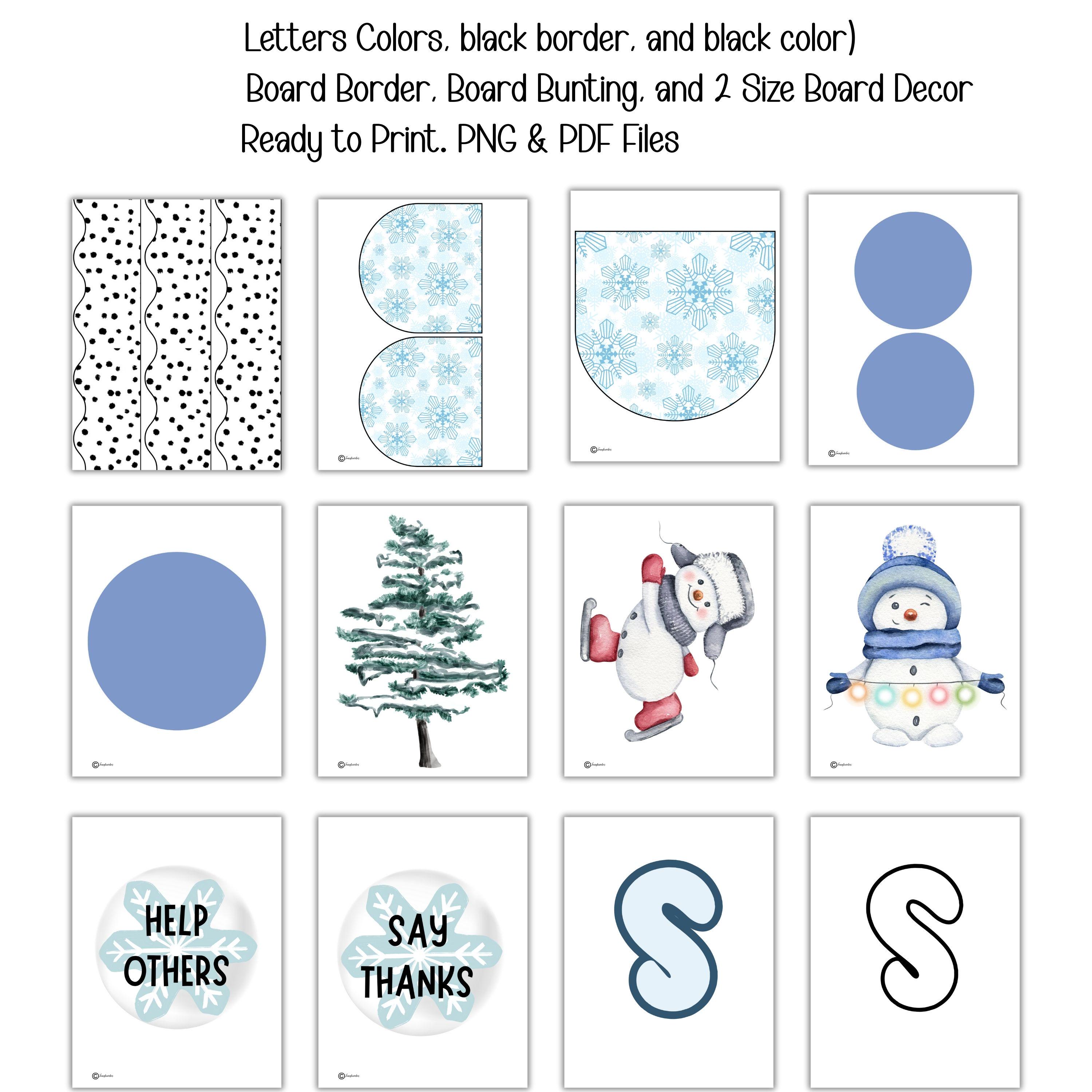 Winter Kindness Bulletin Board | Snow Many Ways to Be Kind | Classroom ...