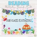 Reading Bulletin Board Spring Summer Library Boards Door Decor ...