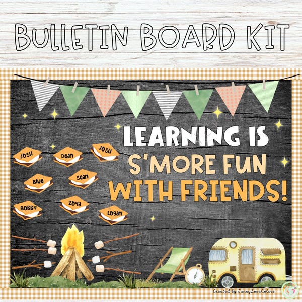 Smore Learning Bulletin Board - Etsy