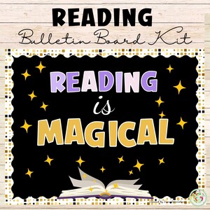 Reading is Magical Bulletin Board Kit: Classroom Decor (instant ...