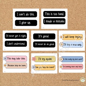 Change Your Mindset Bulletin Board, Growth Mindset Mental Health ...