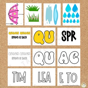 Duck Spring Bulletin Board Kit: Editable Classroom Decor (printable) - Etsy