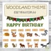 Woodland Animal Theme Classroom Decor Bundle, Printable, Easy Bulletin ...