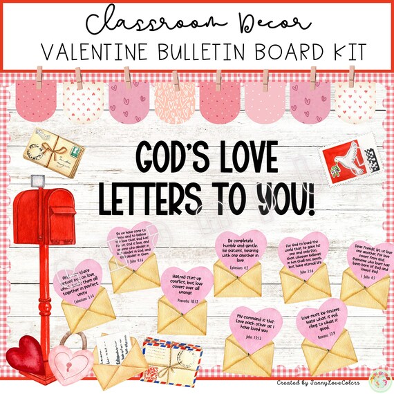 Christian Valentine Bulletin Board