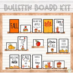 Fall Quotes Bulletin Board Kit Door Decor Classroom Door - Etsy