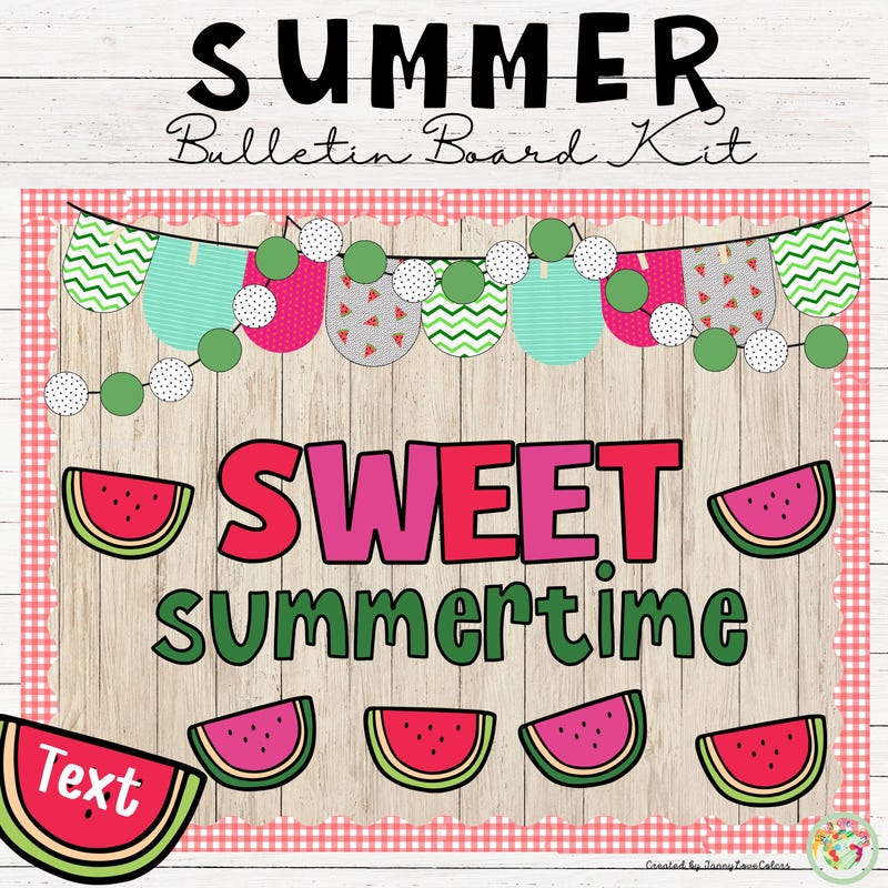 Watermelon Bulletin Board - Etsy