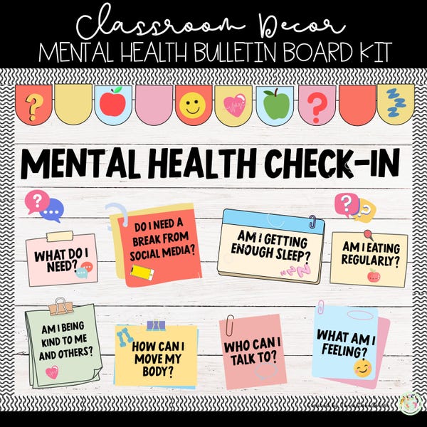 Mental Health Bulletin Board - Etsy