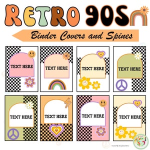 Retro 90s Theme Classroom Decor BUNDLE | Printable | Digital Download ...