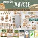 Modern Jungle Classroom Decor Bundle: Editable Safari Theme - Etsy