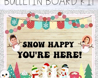 Winter Bulletin Board | Snowman Bulletin Board | Winter Bulletin Board ...
