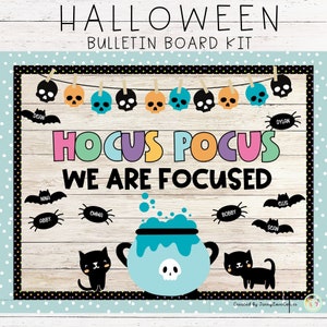 Halloween Bulletin Board Kit: Classroom Door Decor (digital Download ...