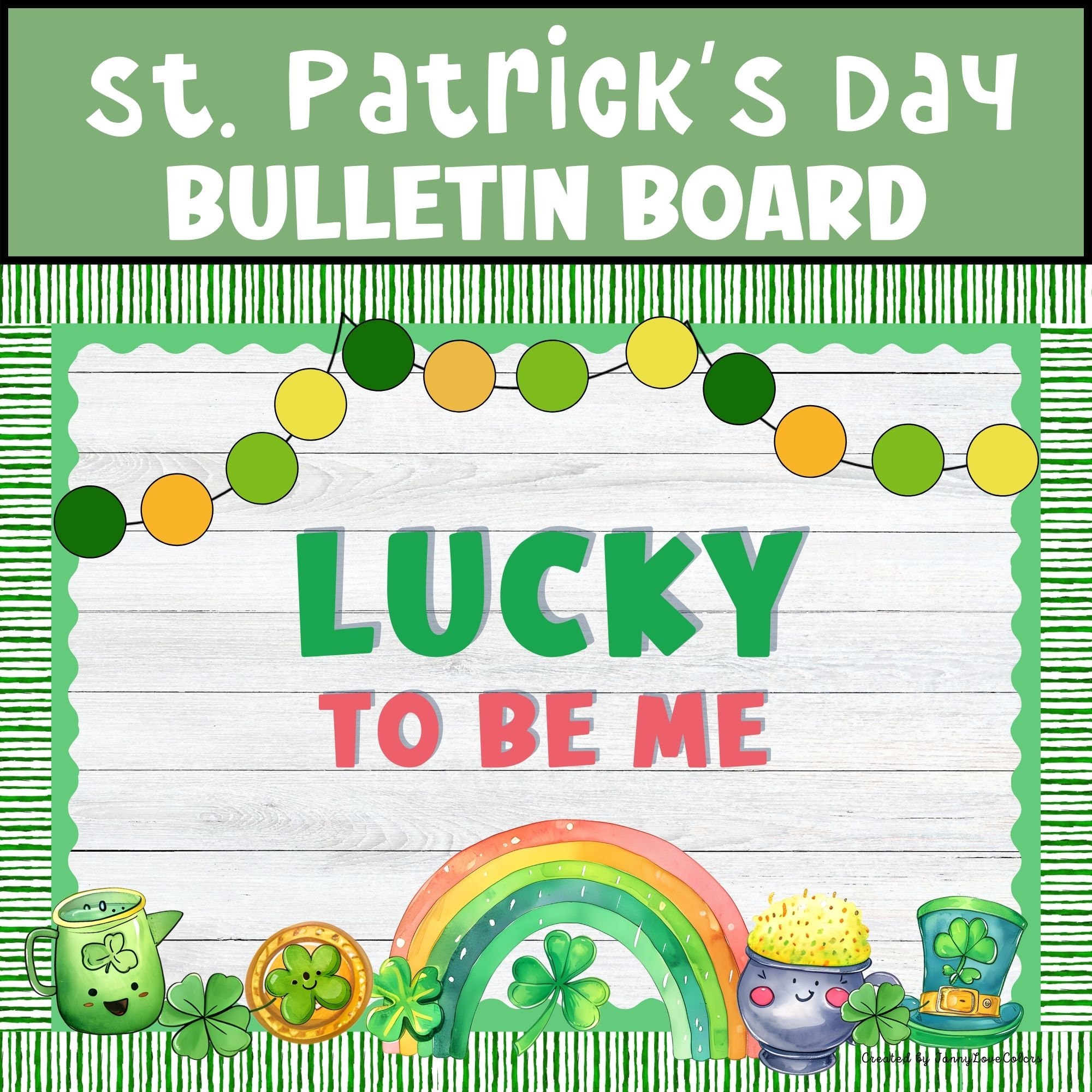St. Patrick's Day March Bulletin Board Set One Lucky Class Classroom ...