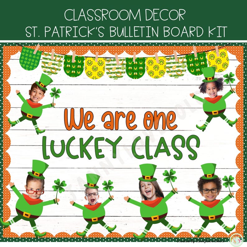 St. Patrick's Day Classroom Bulletin Board Kit (digital Download) - Etsy