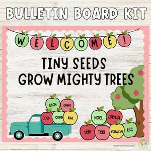 Apple Back to School Bulletin Board Kit: Classroom Door Decor (PDF ...