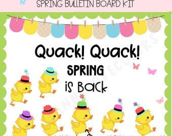 Ducks Spring Bulletin Board Kit | Classroom Door Decor| Printable ...