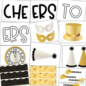 New Year Bulletin Board January Door Decor Classroom Decor Editable - Etsy