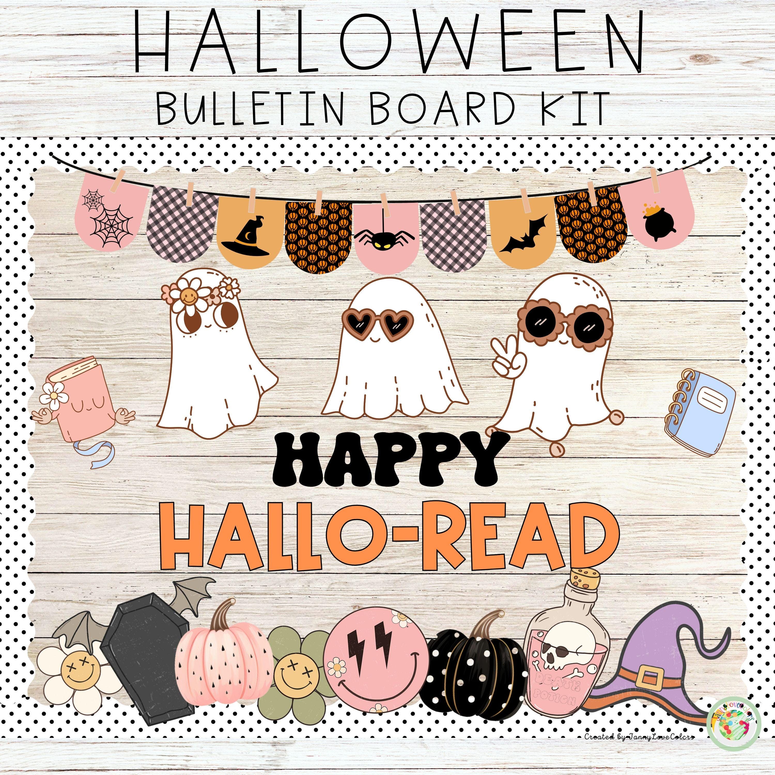 Retro Halloween Bulletin Board: Classroom Decor (digital Download) - Etsy