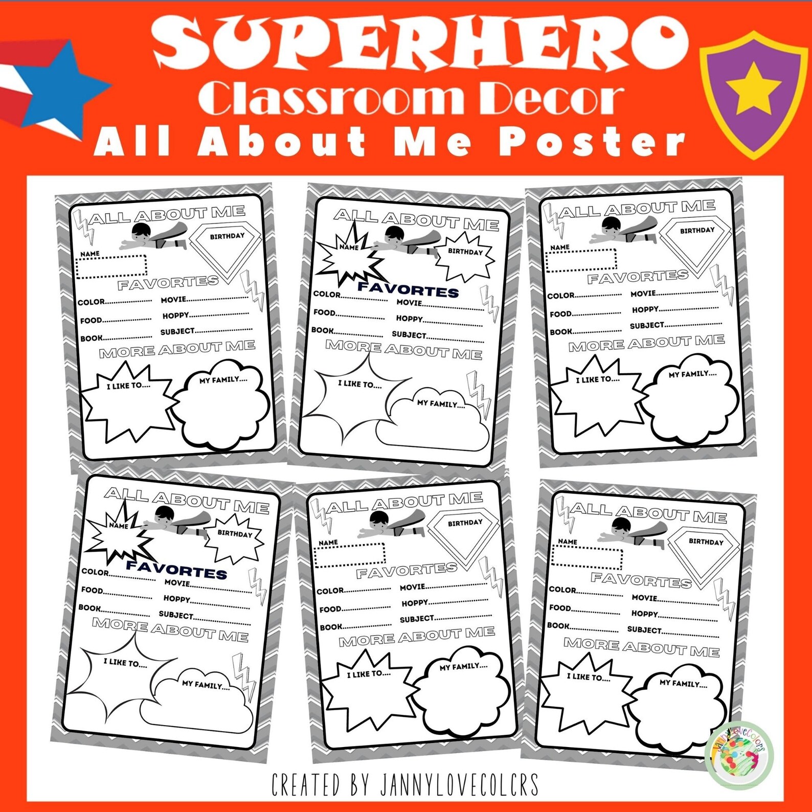 Superhero Classroom Decor Bundle: Editable Back to School Theme - Etsy