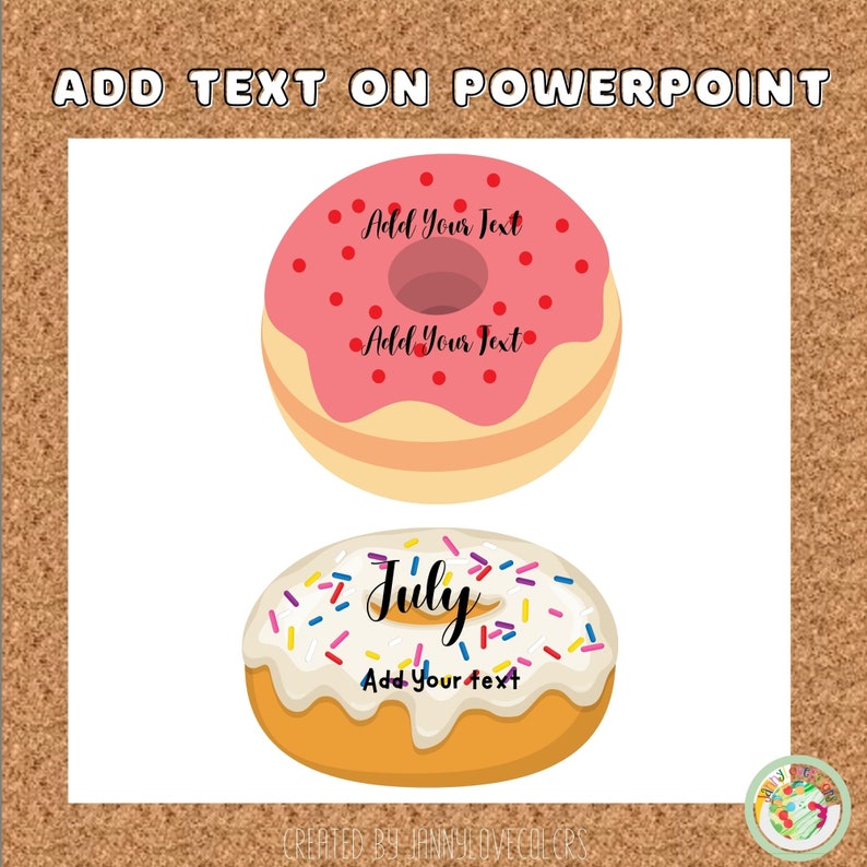 Birthday Display Bulletin Board Kit, Donut Birthday Display, Editable ...