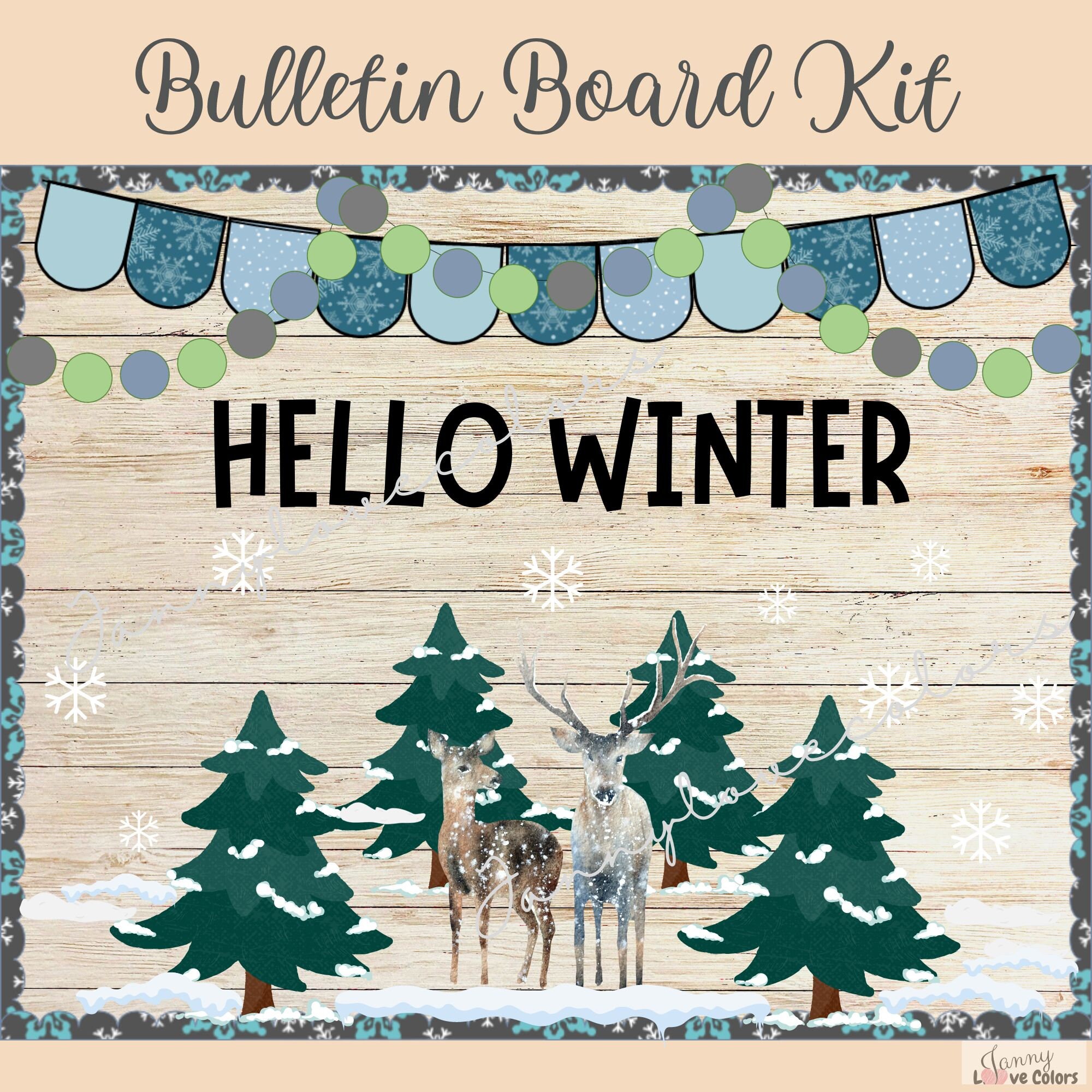 WINTER Bulletin Board Winter Bulletin Board Kit Classroom - Etsy Canada