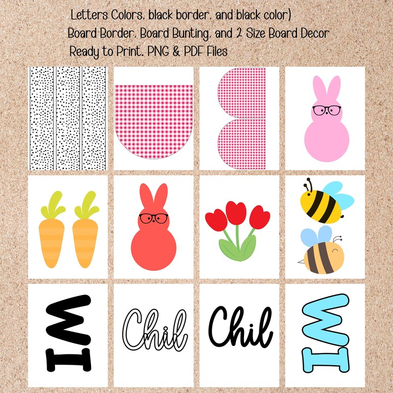 Chillin’ With My Peeps Bulletin Board Kit | Spring Classroom Decor ...