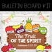 Fruit of the Spirit Bulletin Board Kit, Christian Bulletin Board Decor ...