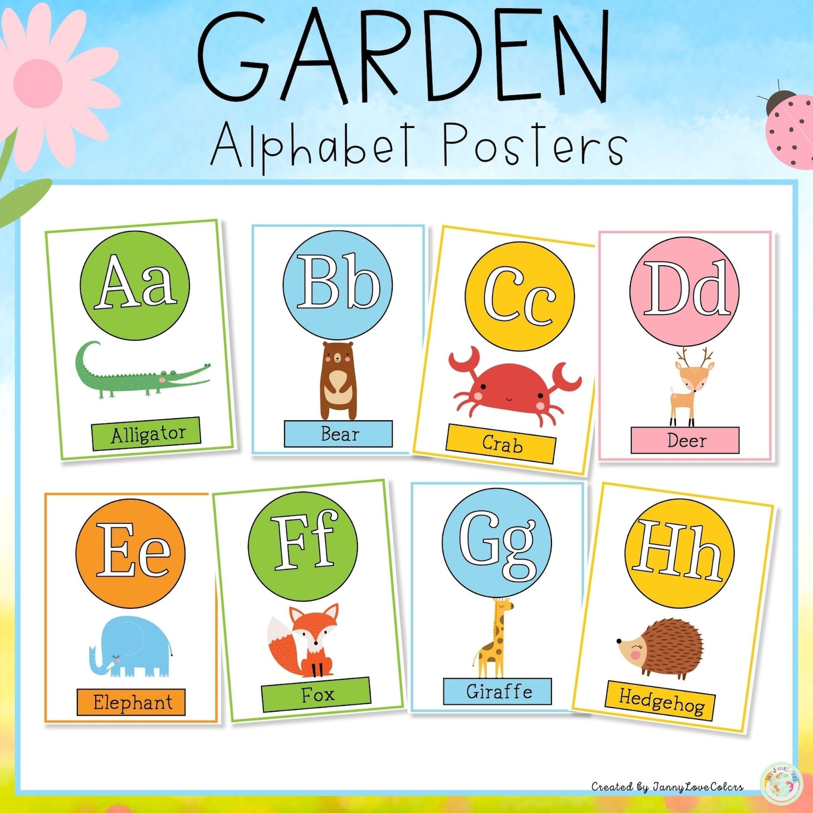 Garden Theme Classroom Decor Bundle: Editable Modern Decorations ...