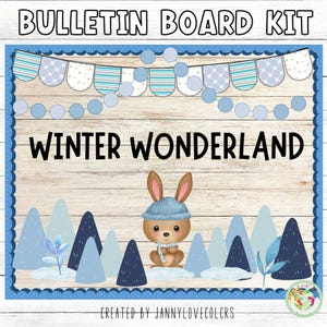 Winter/january Bulletin Board Set, Classroom Decor, Winter Bulletin ...