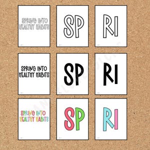 Spring Mental Health Bulletin Board March April Classroom Door Decor ...