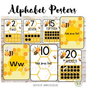 BEE Classroom Decor BUNDLE Printable Back to School Classroom ...