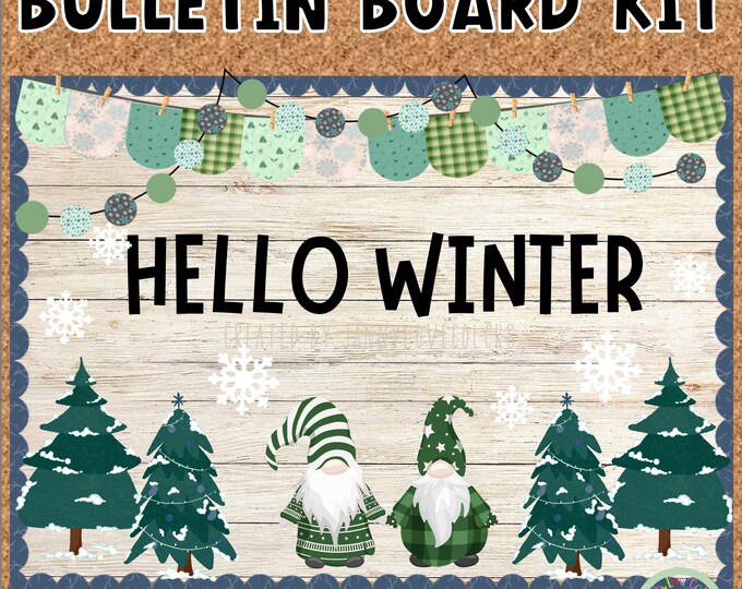 Bulletin Board Kit | Christmas Board | Jingle Bell | Train Hat Student ...