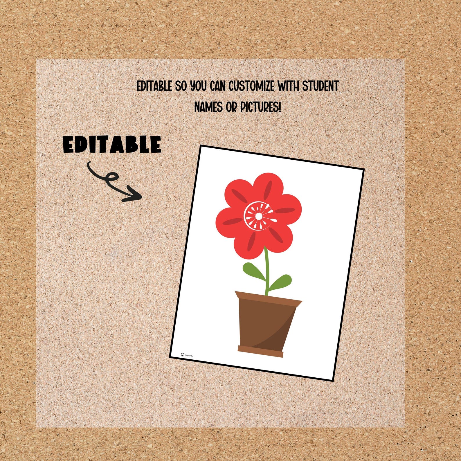 Spring Bulletin Board Kit or Door Decor Kindness Flower Classroom Decor ...