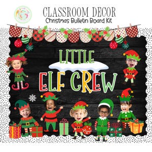 Christmas Elf Bulletin Board Kit | Holiday Classroom Decor | Winter ...