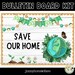 Earth Day World Bulletin Board, Door Decor, March April Spring ...