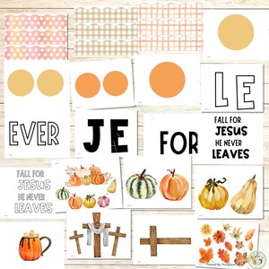 Fall Bulletin Board Kit: Church, Sunday School Decor (digital Download ...