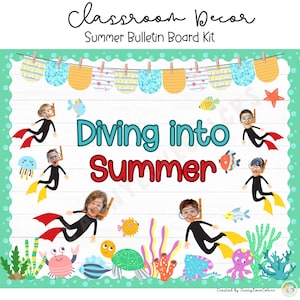 Summer Bulletin Board Kit: Under the Sea Classroom Decor (digital ...