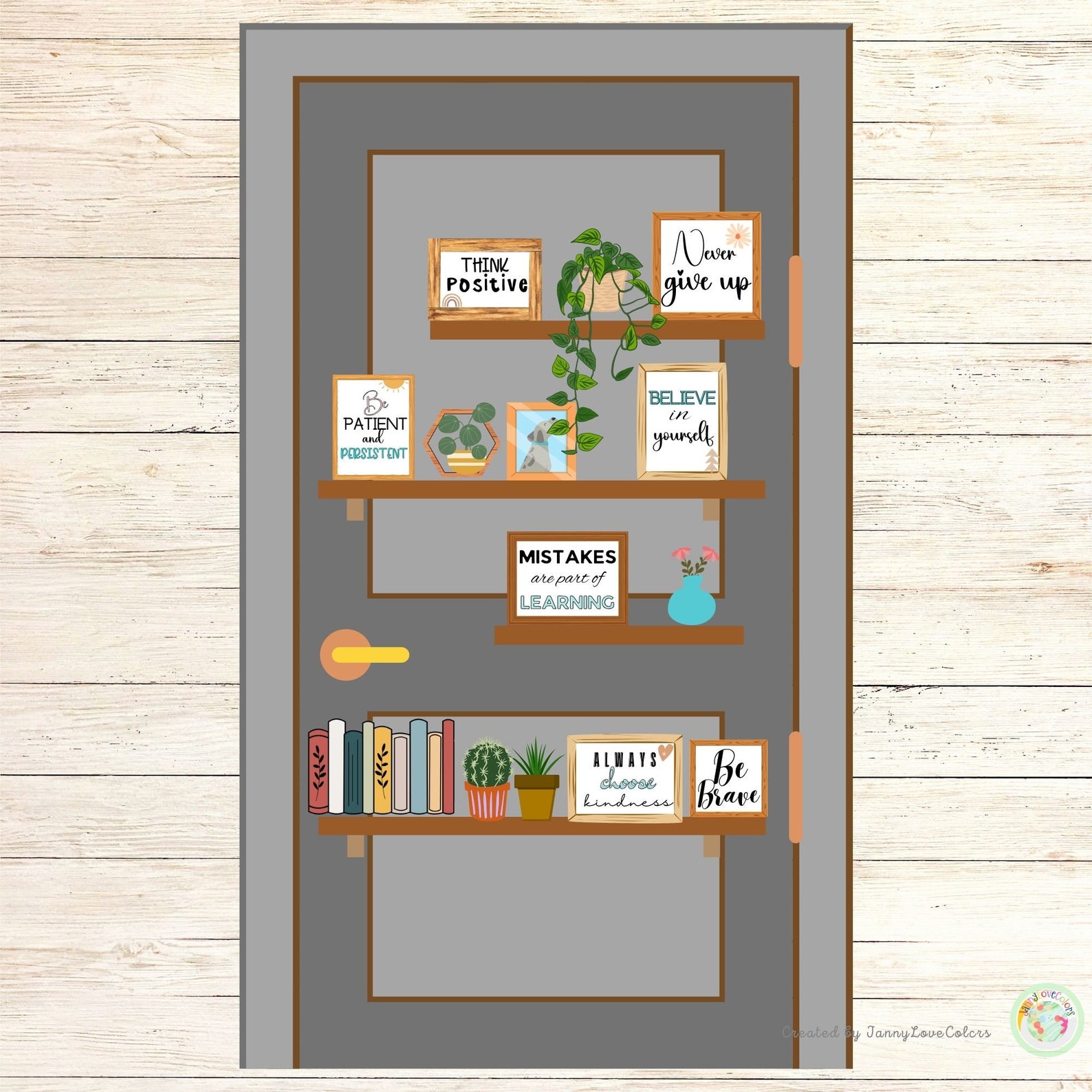 Growth Mindset Classroom Decor: Motivational Quotes Bulletin Board (PDF ...