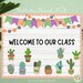 Cactus Bulletin Board Kit Door Decor Back to School Classroom Decor ...